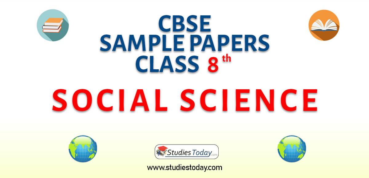 CBSE Sample Paper Class 8 Social Science for 2024-2025
